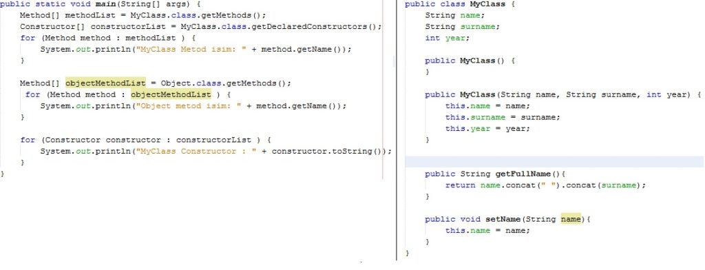 Java Reflection – Bilişim IO